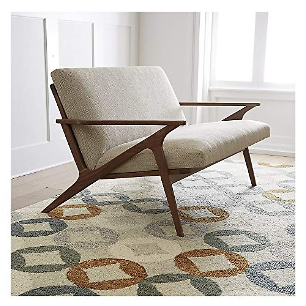Crate and Barrel Destry Contemporary Handmade 100% Wool Rugs & Carpets (5'x8')