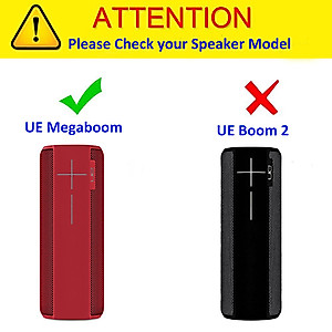 khanka Hard Travel Case Replacement for UE MEGABOOM Portable Waterproof & Shockproof Bluetooth Speaker