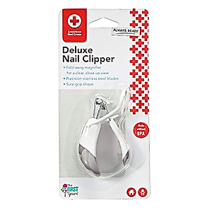The First Years American Red Cross Deluxe Nail Clipper with Magnifier