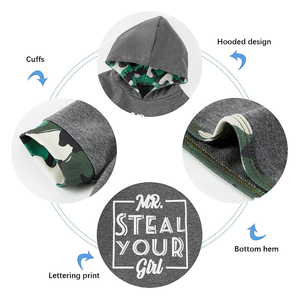 SYNPOS Baby Boys Clothes Shirts Jeans Outfits Suits for Toddler Infant Boy 6 Months to 4t Kids Boy Clothing Outfits Set