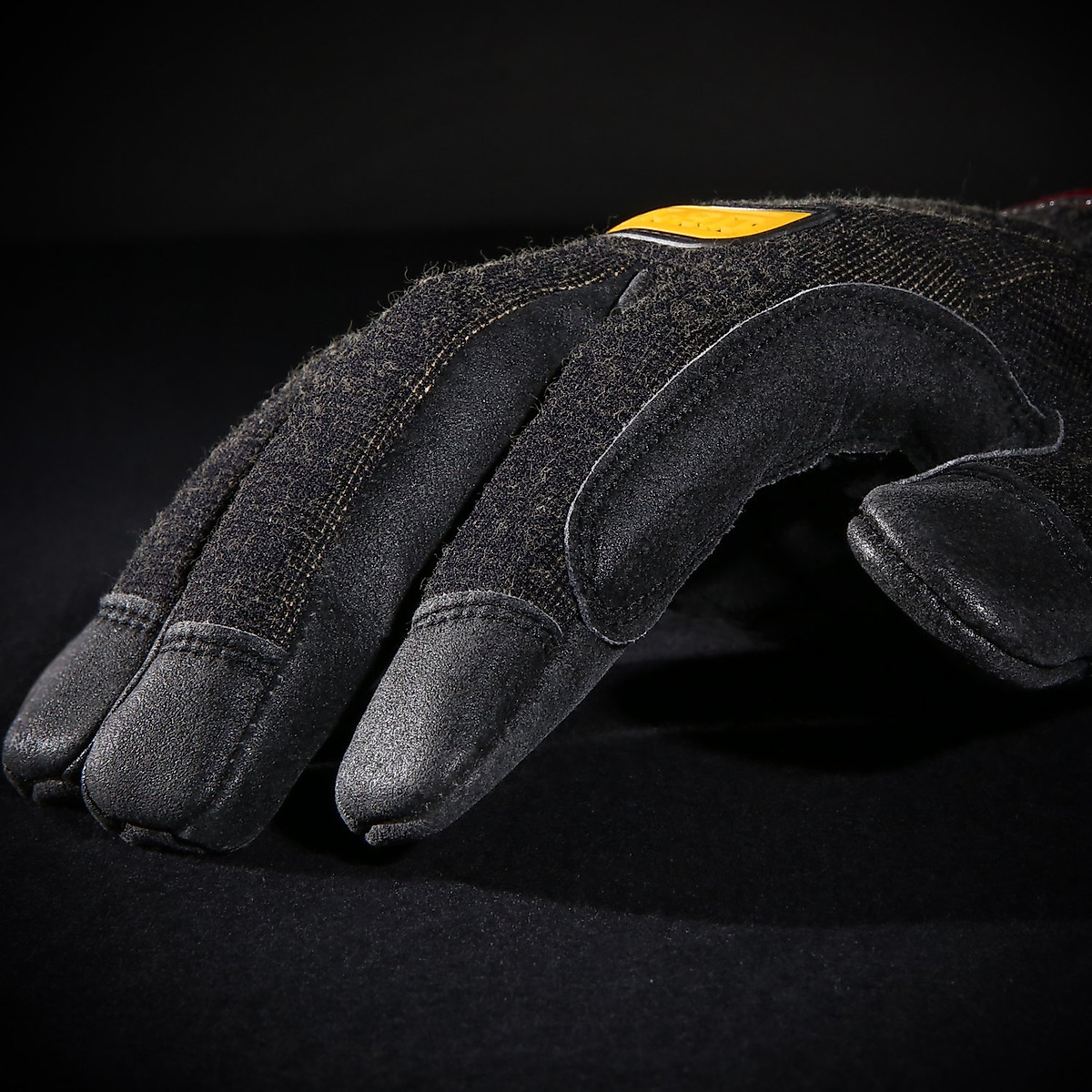 Ironclad HEATWORX REINFORCED; Heat and Cut Resistant Gloves, Palm Heat Protection Rated up to 450°F, (1 Pair), Black