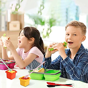 Vodolo 8 PCS Silicone Telescopic Spatula and Spoon for Makeup Mixing Palette Mini Makeup Spatulas To Get Last of Makeup Out, Beauty Cosmetic Spatula Make Up Spatula Tool