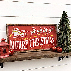 Christmas Stencils for Painting on Wood – Large Christmas Stencil Set includes Gnome & Snowflakes - DIY Holiday Stencils Reusable for Crafts, Signs, Canvas, Windows, Cookies & Templates