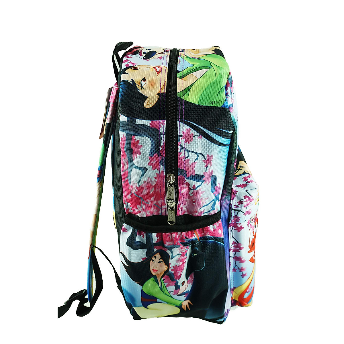 Disney Princess Mulan Deluxe Oversize Print Large 16" Backpack with Laptop Compartment - A19733