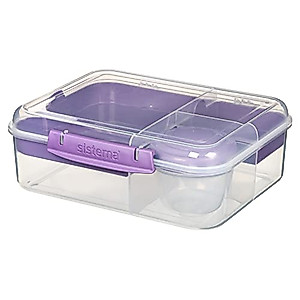 Sistema Bento Box Adult Lunch Box with 2 Compartments