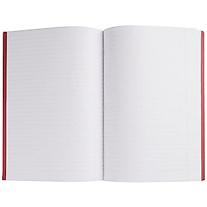 Silvine A4 Red Exercise Book, Lined With Margin - 80 Pages (Pack of 10)
