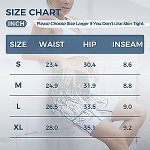 COOLOMG Women's Yoga Shorts Tummy Control Running Workout Bike Athletic Sport Shorts Non See-Through Side Pockets Burgundy Small