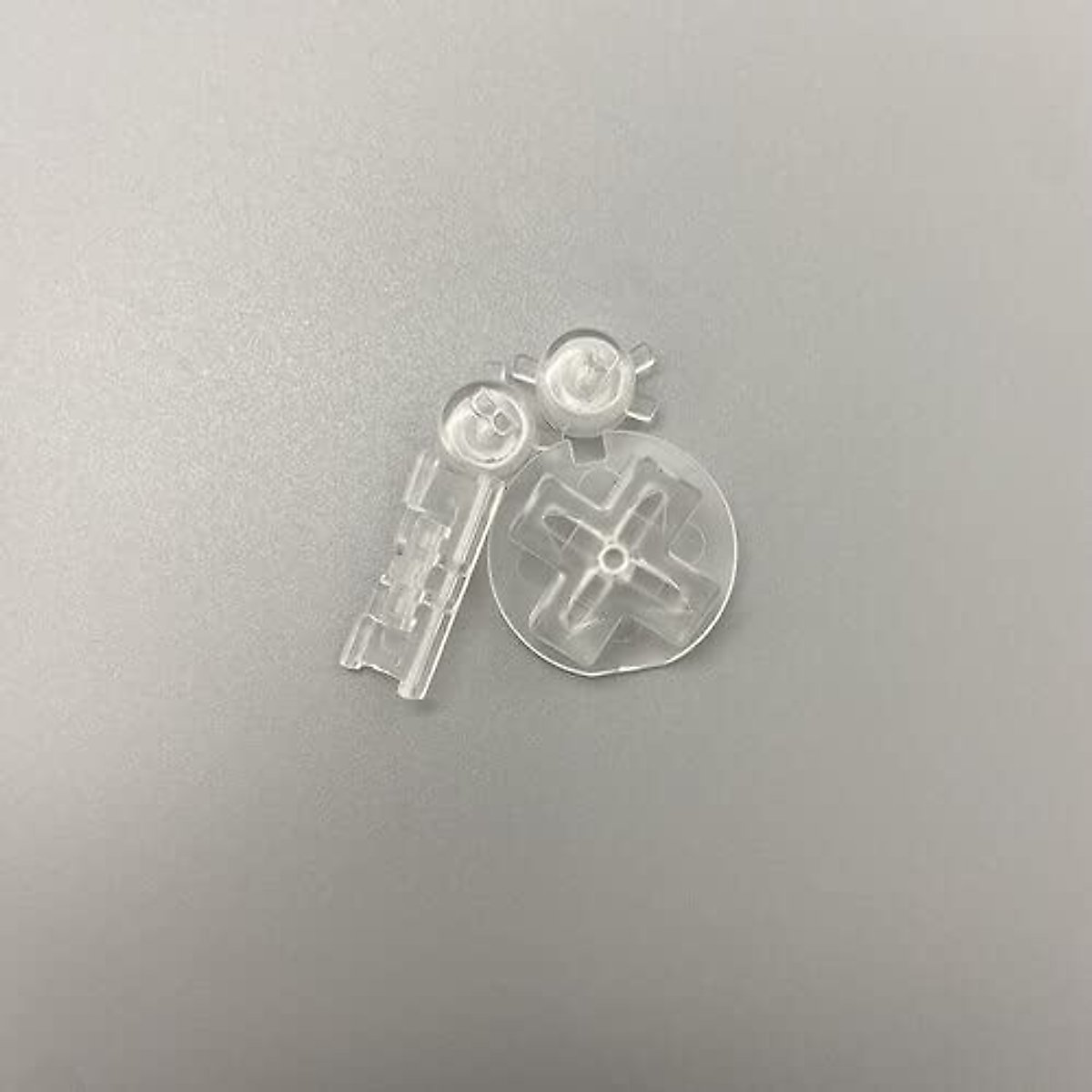 Game Boy Color High Quality Button Set with Matching IR Cover - Clear White