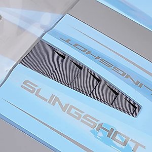 A & UTV PRO Center Hood Vent Accent for 2017-2023 Polaris Slingshot SLR S GT R, Carbon Fiber Style Turbo Hood Panel Trim Exterior Accessories, Replace OEM # 5452300, 1PC