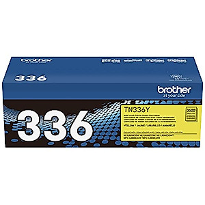 Brother TN-336Y DCP-L8400 L8450 HL-L8250 L8350 MFC-L8600 L8650 L8850 Toner Cartridge (Yellow) in Retail Packaging