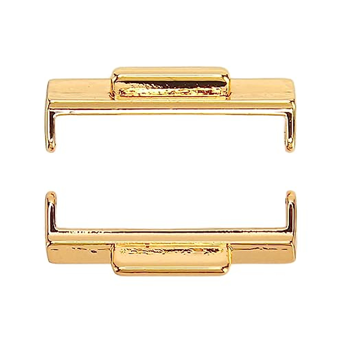 Watch Band Connector, Firm Connection 22mm Perfect Fit Pretty Watch Strap Connector Part for Replacement (Gold)