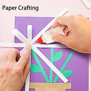 YEAJOIN 18PCS Precision Needle Tip Glue Applicator Bottles, 6 Color 30ML/1 OZ Fine Needle Tip Squeeze Bottle with Mini Funnel for DIY Paint Paper Quilling Craft Glue Ink Liquid Acrylic Painting