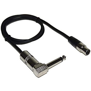 HQRP TA4F Mini Connector to 1/4 Right Angle Instrument Cable Compatible with Line-6 Relay G50 G55 G90 Digital Wireless Guitar System TBP12 Transmitter 98-033-0003