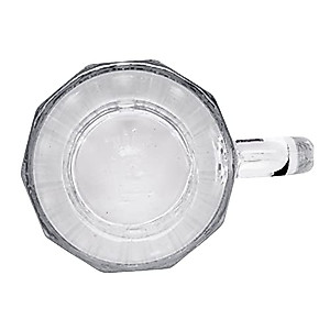 G.E.T. 00086-1-SAN-CL Shatter-Resistant Plastic Beer Mug / Stein, 16 Ounce, BPA Free (Set of 4)