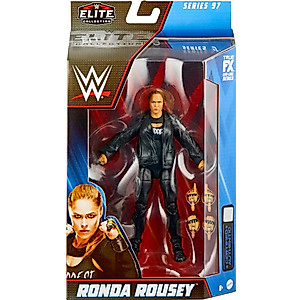 Mattel WWE Ronda Rousey Elite Collection Action Figure, Deluxe Articulation & Life-like Detail with Iconic Accessories, 6-inch