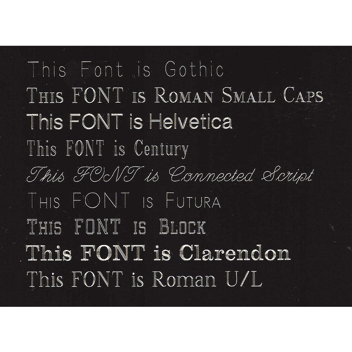 Custom Personalized Engraved Brass/Aluminum Name Plate Plaque Art Label Tag Gift Trophy 2x4 / 2x6 / 3x6 inch