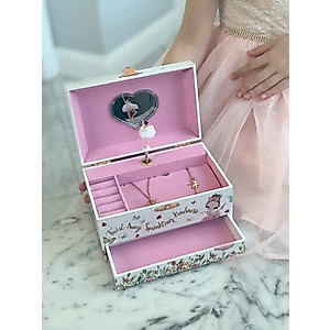 Memory Building Co. Ballerina Jewelry Box Set for Kids - Age 6+ Gifts