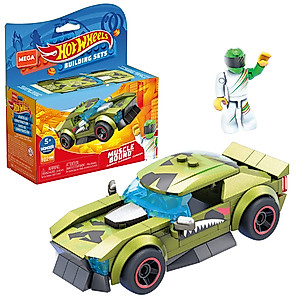 Mega Construx Hot Wheels Muscle Bound Construction Set, Building Toys for Kids 5 Years and Up
