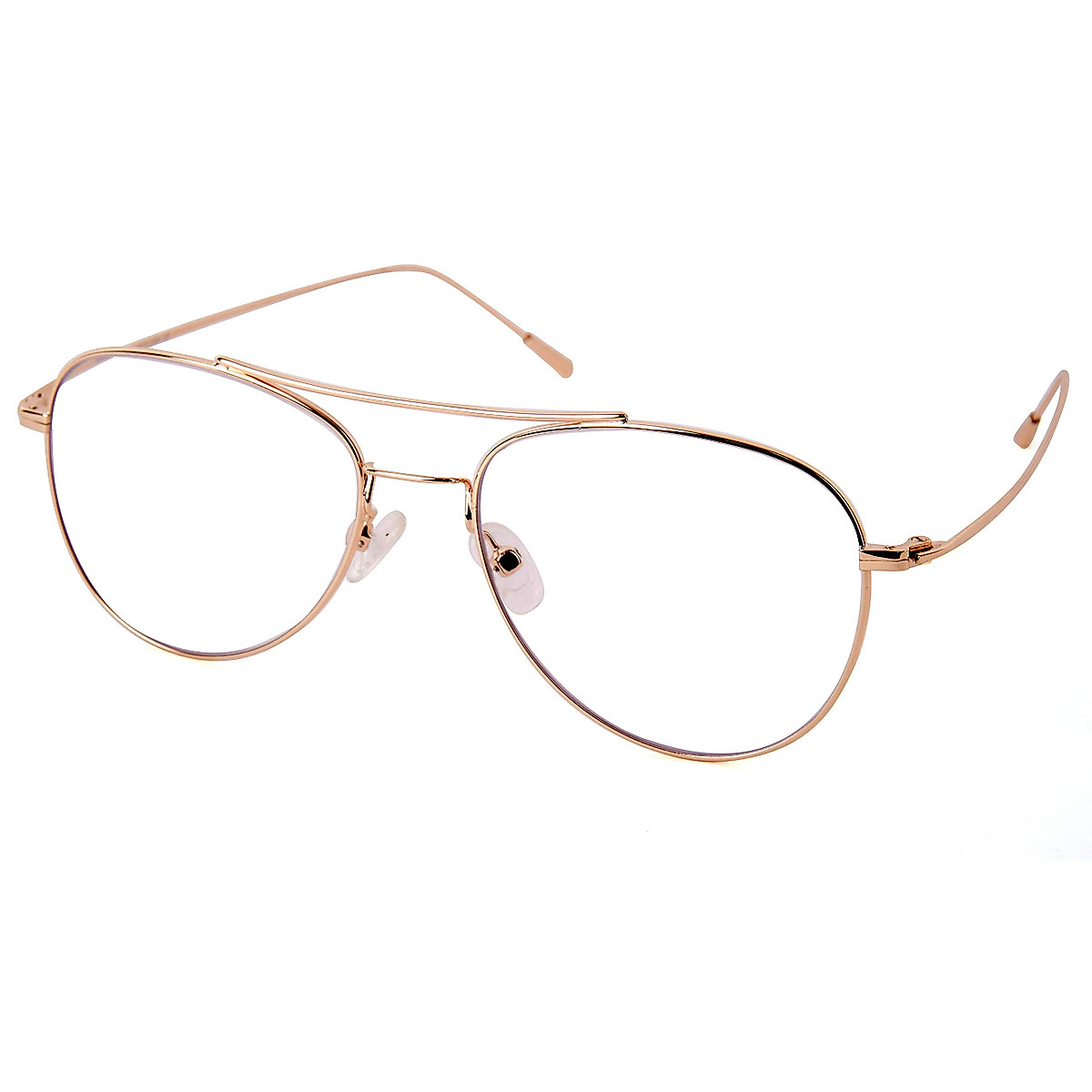 Blue Light Blocking Glasses- Unisex Stylish Aviator Video Gaming Computer Glasses