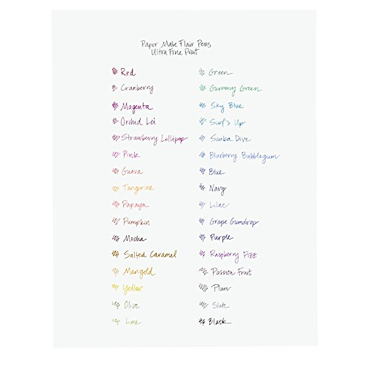 Paper Mate Flair Felt Tip Pens Assorted Colors