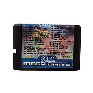 Super Game 32 In 1 16 bit MD Game Card For Sega Mega Drive For Genesis-EURO SHELL