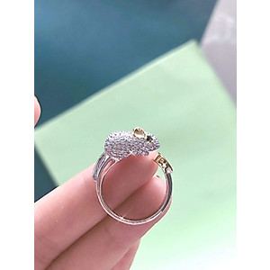 Helen de Lete Rat Steal Cheese S925 Sterling Silver Adjustable Ring