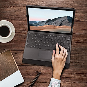 Omnpak Case for Microsoft Surface Pro 7+ (2021)/Surface Pro 7(2019)/Surface Pro 6(2018)/Surface Pro 5(2017)/Surface Pro 4, Adjustable Viewing Angle, Compatible with Type Cover Keyboard