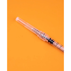 1ml Luer Lock Tool Syringe with 27G Needle - Diameter 0.4mm/0.015Inch-Long 13mm/0.5Inch (100)