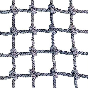 EkiDaz HXRW Rope Net Kids Safety Protective Net Sturdy Rope Climbing Net Polyamide Net for Kids Indoor and Outdoor Playing Playground Sets for Backyards (Size : 2 * 3m(6.6 * 9.9ft))