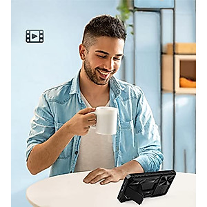 FNTCASE for Samsung Galaxy S23 Case: Military Grade Drop Proof Protection Rugged Protective Cell Phone Cover with Kickstand | Shockproof TPU Matte Textured Sturdy Bumper Cases for Galaxy S23 5G 6.1''