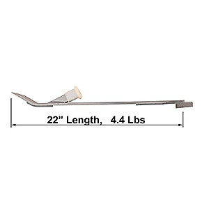 CUTTEREX Professional Heavy Duty Pull Bar and Pry Bar for Laminate Wood Flooring Installation, 22" Length, 4.4 Lbs