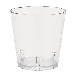 G.E.T. 6608-1-CL-EC Heavy-Duty Plastic Restaurant Tumblers, 8 Ounce, Clear (Set of 4)