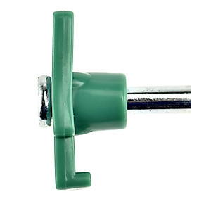 SE Heavy-Duty Metal Tent Pegs Stake Set - 20-Pack, 10.5" Galvanized Steel Pegs for Secure Anchoring in Various Terrains - 9NRC10-20