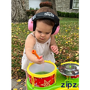 ZIPZ Baby & Toddler Earmuffs – Innovative Design – Change Colors with Magnetic Shells – Hearing Protection Headphones 0-4 yrs