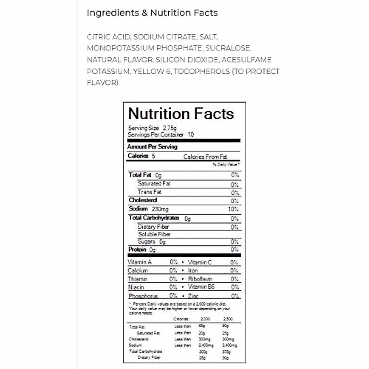 Thirst Quencher Gatorade Powder Sticks (G Zero Orange)