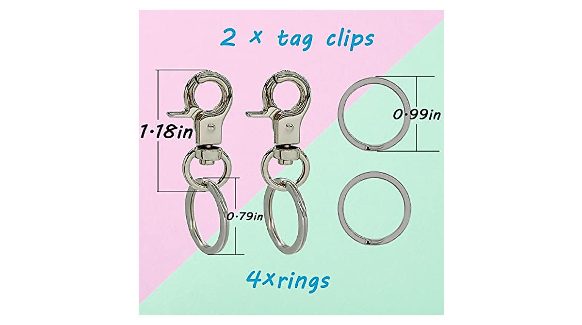 DORUI Dog Tag Clips - Easy Attach for All Pets
