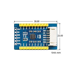 Coolwell AW9523B IO Expansion Board, Expanding Up to 64 I/O Ports, I2C InterfaceAllows Using 4 Expansion Boards at The Same Time