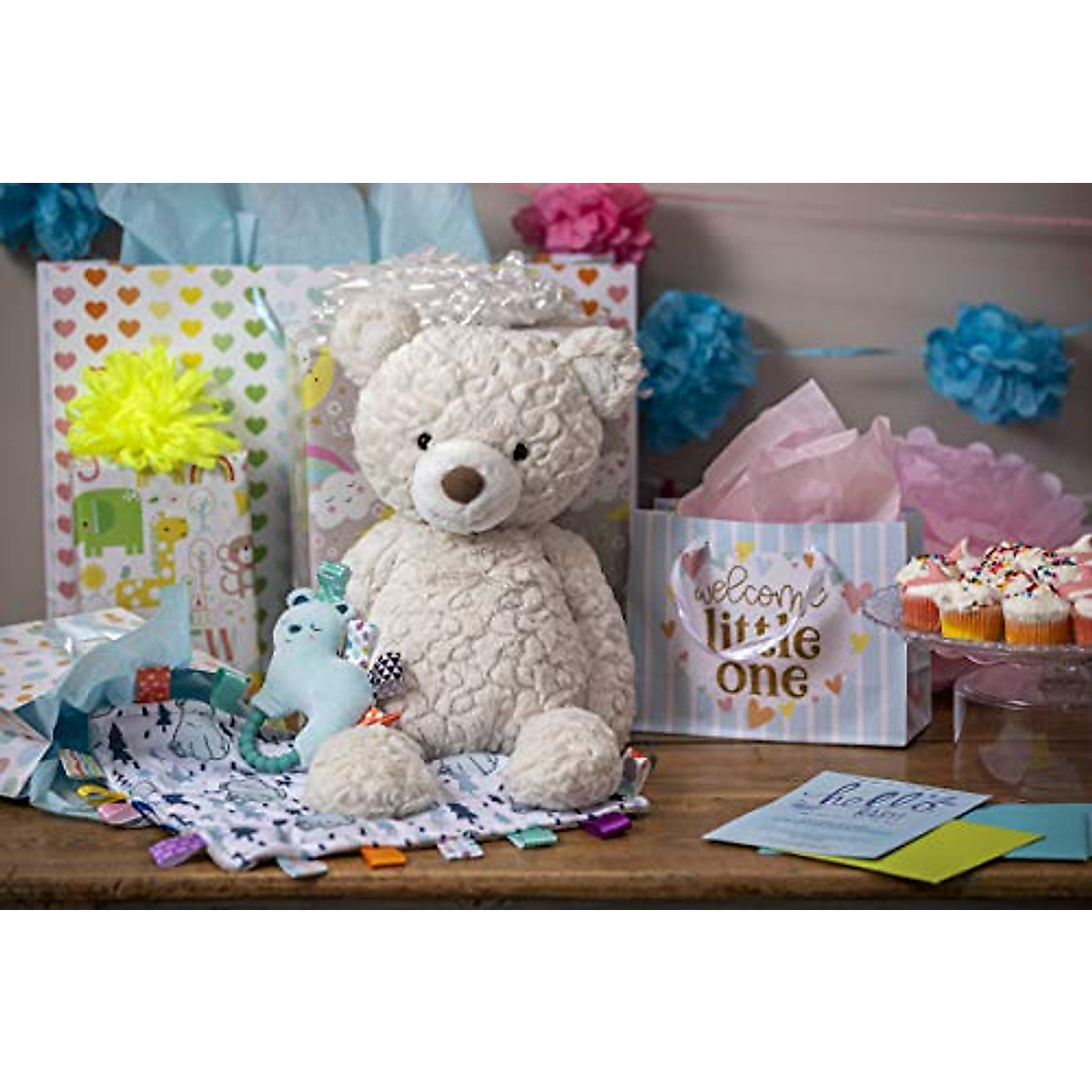 Taggies Original Blanket, 12 X 12", Comfy Bears