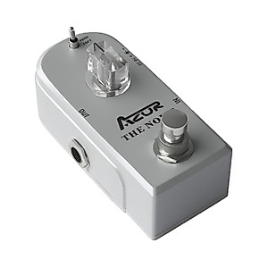 AZOR Noise Gate Pedal, Guitar Noise Killer Pedals Suppressor Effect 2 Modes with Guitar Pedal Power Cable,9V Battery Clip Converter Power Cable