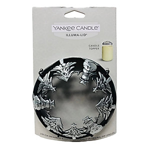 Yankee Candle Illuma-Lid Snowman with Trees Candle Topper Metal