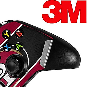 Skinit Decal Gaming Skin Compatible with Xbox One S Controller - Officially Licensed NFL San Francisco 49ers Zone Block Design