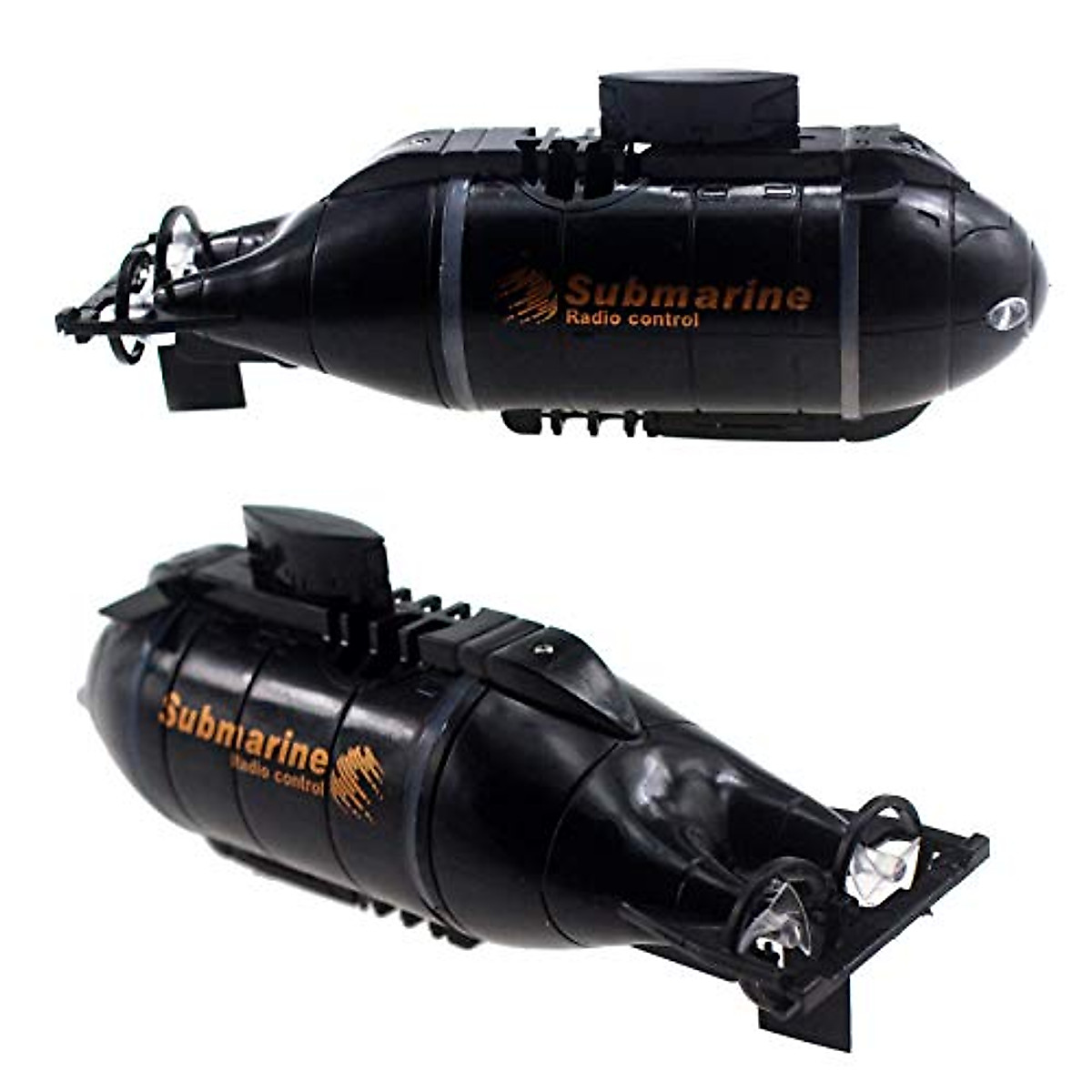 Tipmant Mini Remote Control Nuclear Submarine Toy RC Boat Electric Water Kids Birthday Gifts (Black)