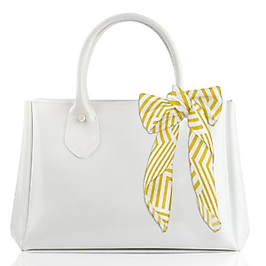 OHIKUETY Zig Zag Pattern Head Scarf for Women - Lightweight & Luxurious Like Silk Satin Scarf for Hair Wrapping at Night Bandana for Sleeping 35 Inch Square Scarf