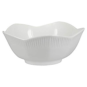 BIA Cordon Bleu Porcelain Lotus Bowls, One Size, White (900137S4SIOC)