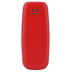 Mini Mobile Phone,Small Dual Card Dual Standby GSM Bluetooth Cell Phone with Built-in Voice Changer,MP3 / MP4 Music Player,Large Removable Battery,Red