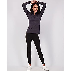 3 Pack: Womens Quarter 1/4 Zip Pullover Long Sleeve Shirt Quick Dry Dri Fit Yoga 1/2 Zip Athletic Ladies Volleyball Active Gym Workout Top Golf UPF Hiking Outdoor Sports Exercise Running Set 1,XL