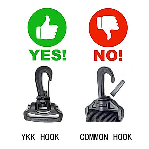 MELOTOUGH Tactical Harness Tactical Suspenders 1.5 inch Police Suspenders for Duty Belt (Black)