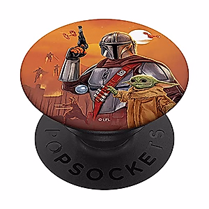 Star Wars: The Mandalorian & Grogu Space Western Exclusive PopSockets PopGrip: Swappable Grip for Phones & Tablets