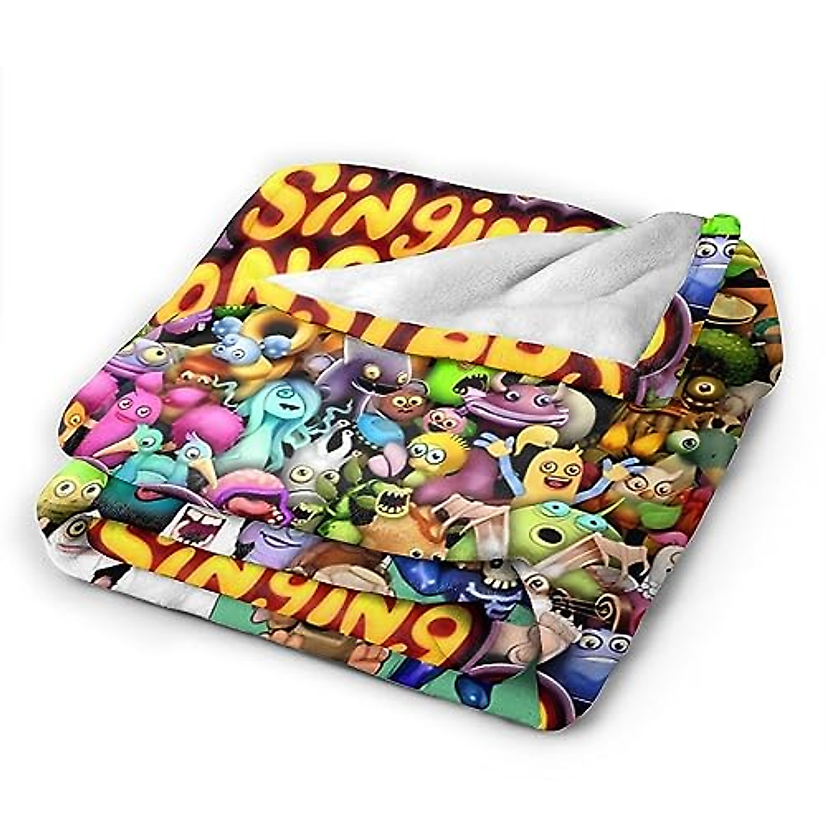 Yfccflloo Cartoon Blanket Throw Flannel Fleece Blanket Lightweight All Seasons for Livingroom/Bedroom/Sofa/Camping50 X40