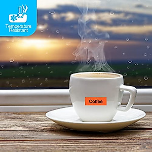 KCMYTONER Label Tape Refills Compatible for Brother P-Touch TZe-B21 TZ B21 Laminated Black on Orange Fluorescent 3/8" 9mm for PTD200, D210 D400 D600 PTH100 H110 PTP300BT PTP700 PTP710BT, 2 Pack